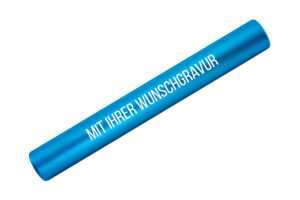 Staffelstab aus Aluminium mit Gravur - Geschenkekeller - Persönliche ...