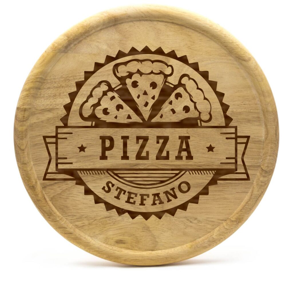 Pizzateller mit persönlicher Gravur und Pizzamotiv - Geschenkekeller ...